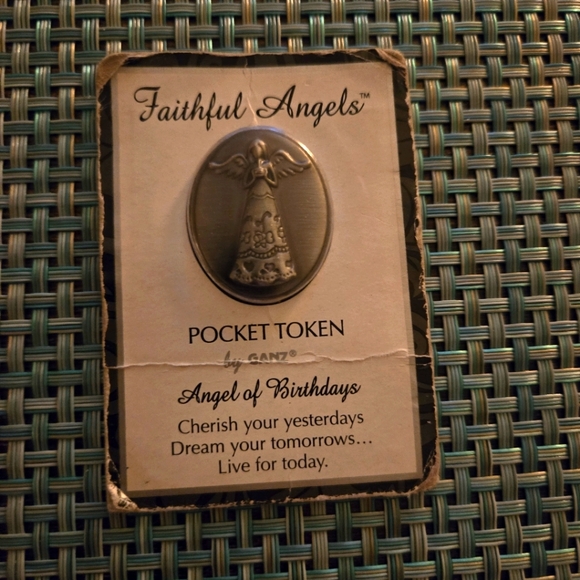 GANZ | Accessories | Vintage Ganz Angel Of Birthdays Pocket Token ...